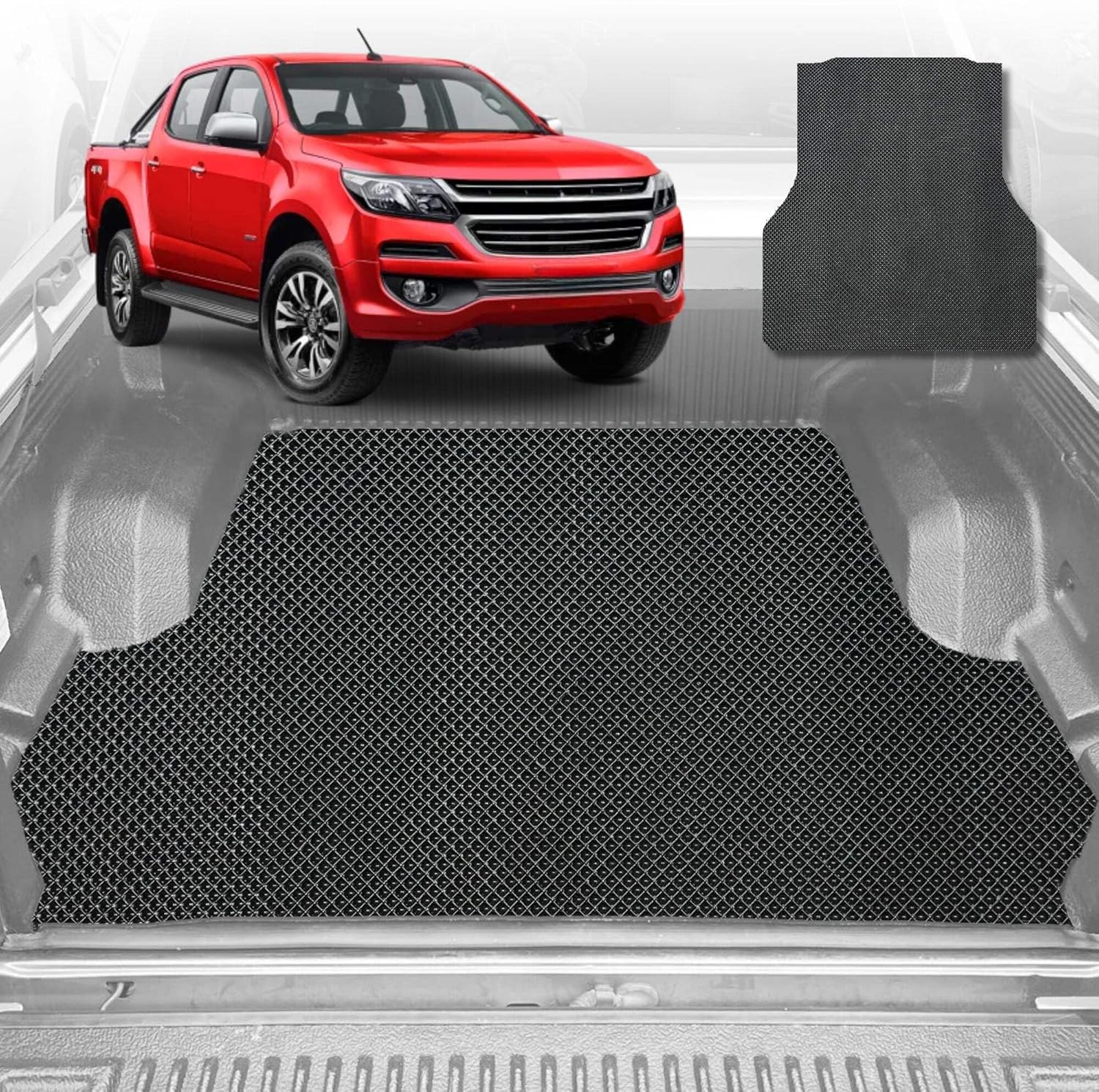 Outback GT 6D Diamond Ute Tub Mat for Holden Colorado Ute Dual Cab VE ...