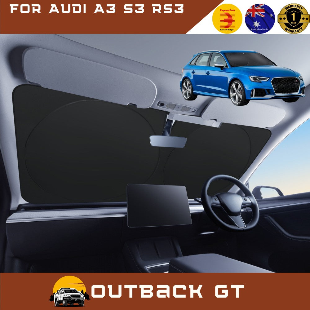 Front Windscreen Sun Shade for Audi A3 S3 RS3 2013 - 2020 - Standard 1 ...