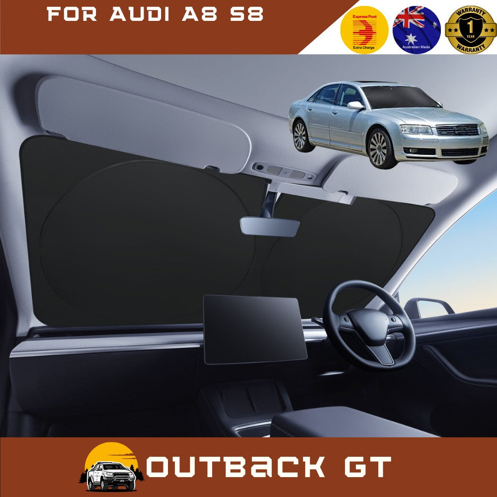 Front Windscreen Sun Shade for Audi A8 S8 2003 - 2008 (D3) - Standard ...
