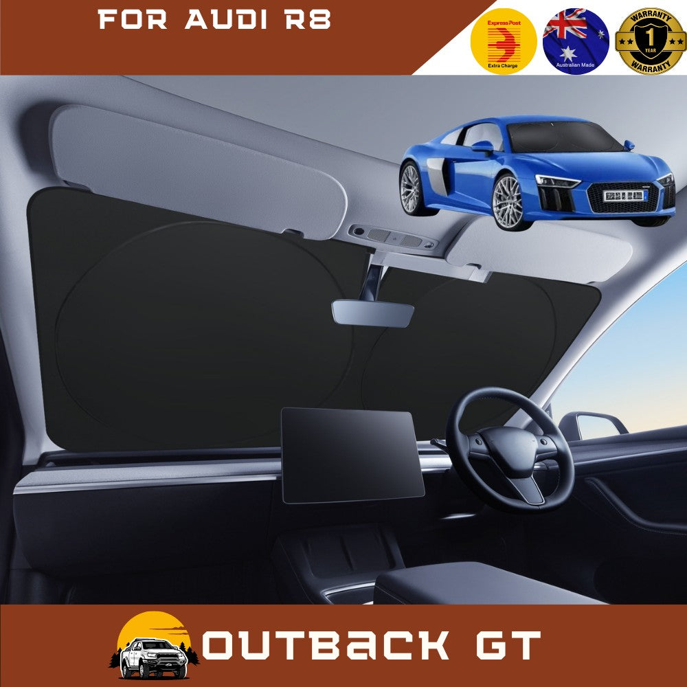 Front Windscreen Sun Shade for Audi R8 2015 - 2020 - Standard 150 x 85 ...