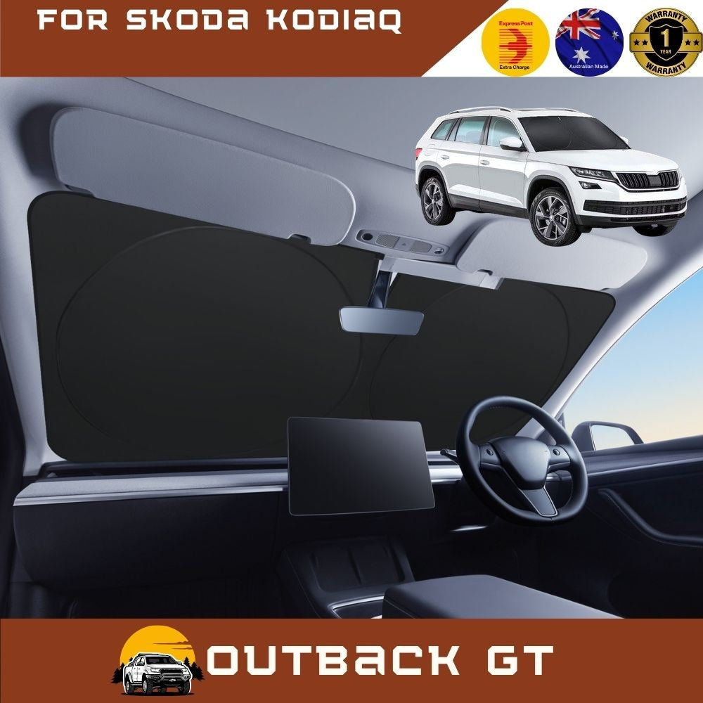 Front Windscreen Sun Shade for Skoda Kodiaq 2017 - Current NS - Standa ...
