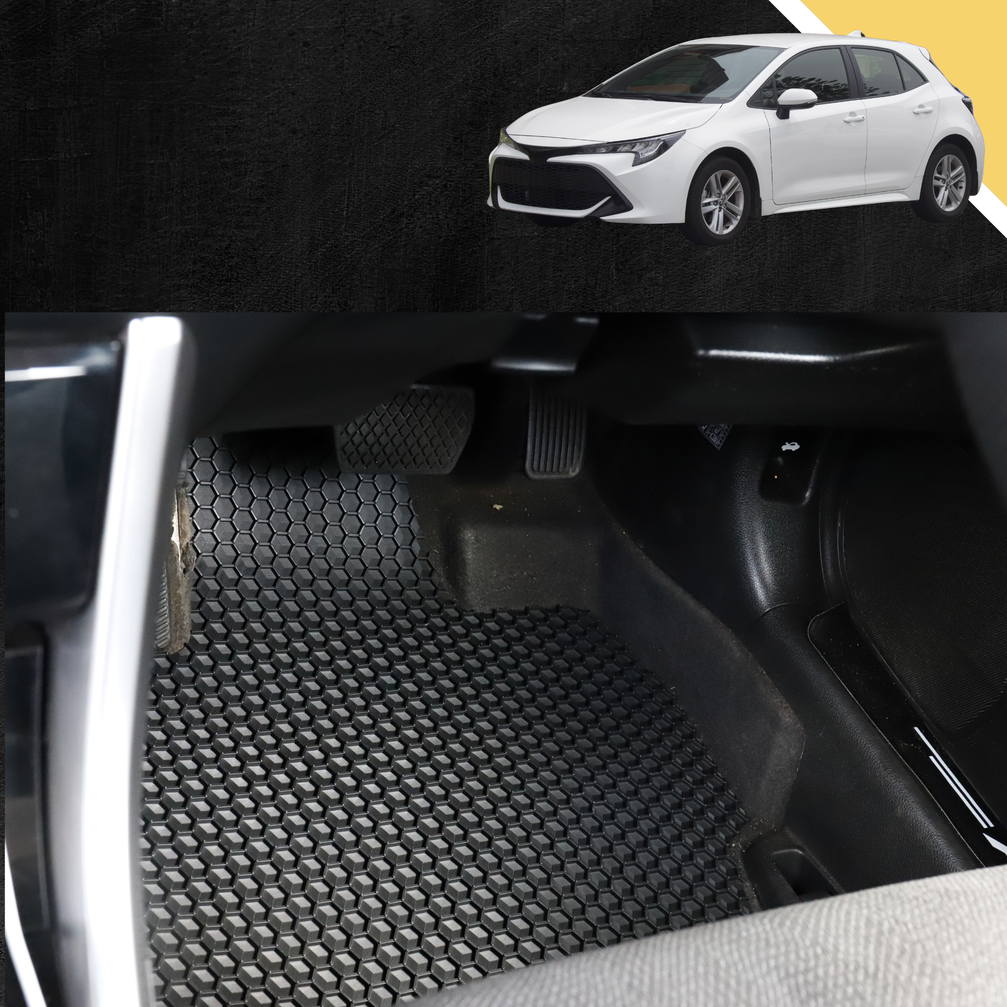 6D PRO Car Floor Mats for Toyota Corolla 2018 - Current Hatch | Outback GT