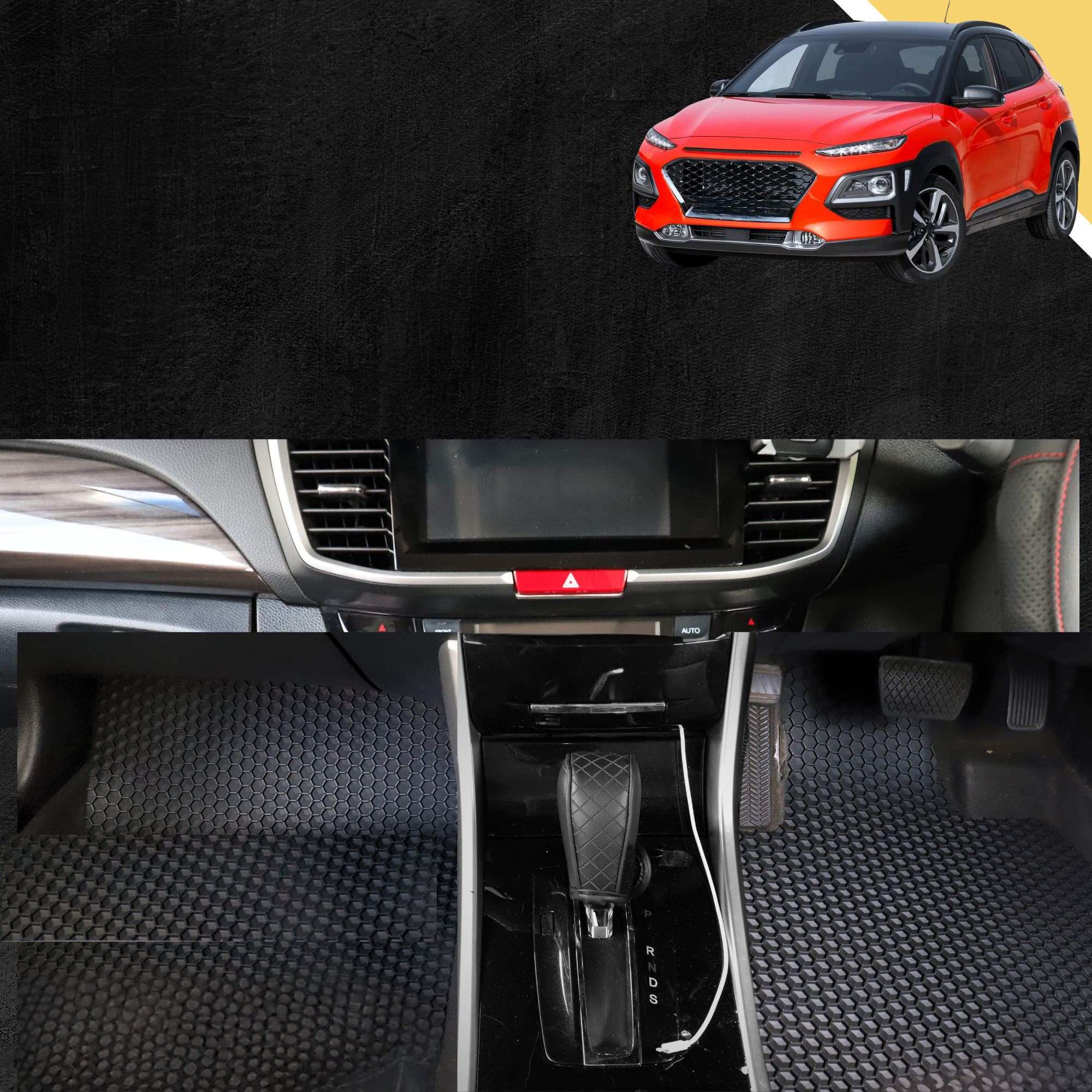 6D PRO Car Floor Mats for Hyundai Kona 2017 - 2023 (OS) | Outback GT