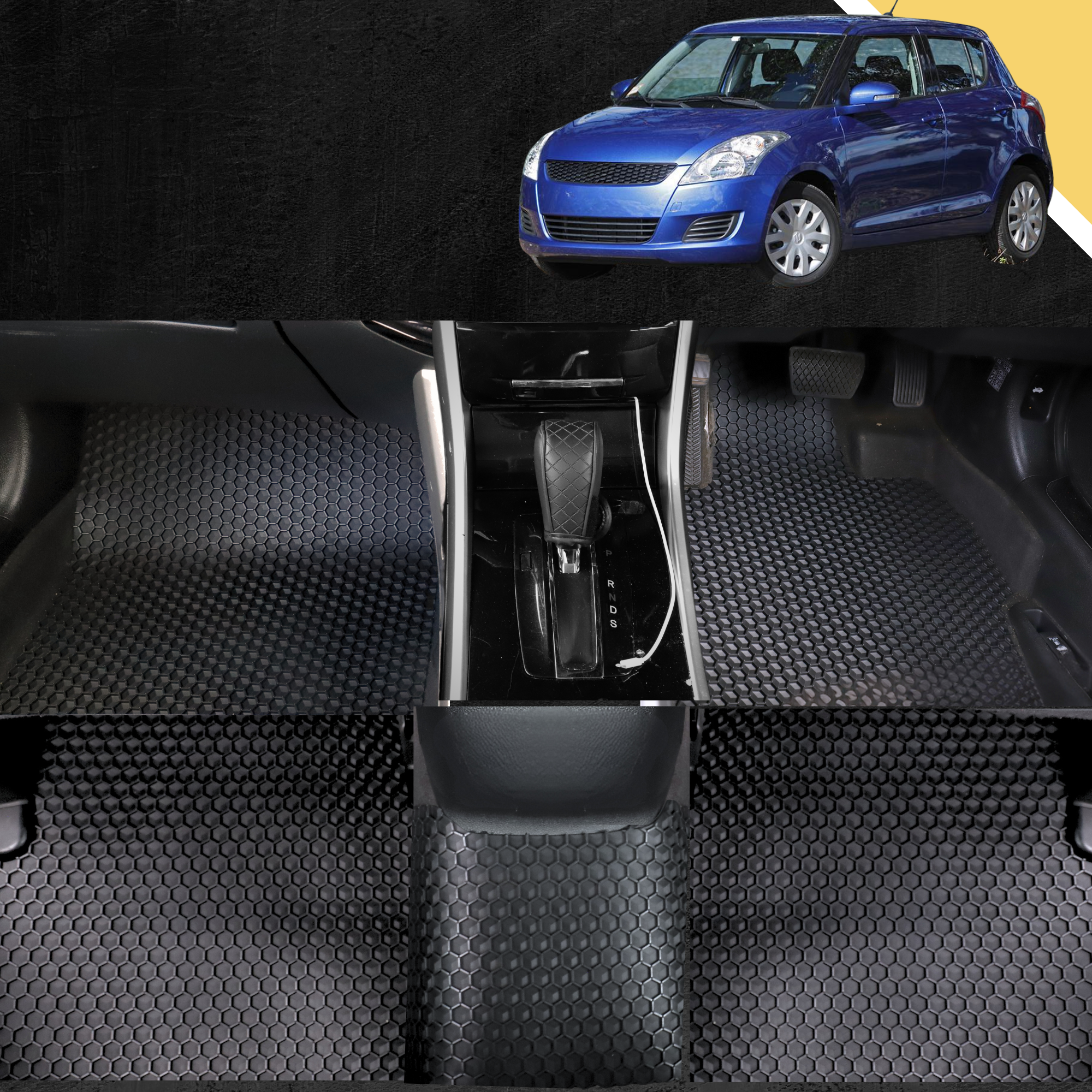 6D PRO Car Floor Mats for Suzuki Swift 2011 - 2017 (FZ) | Outback GT